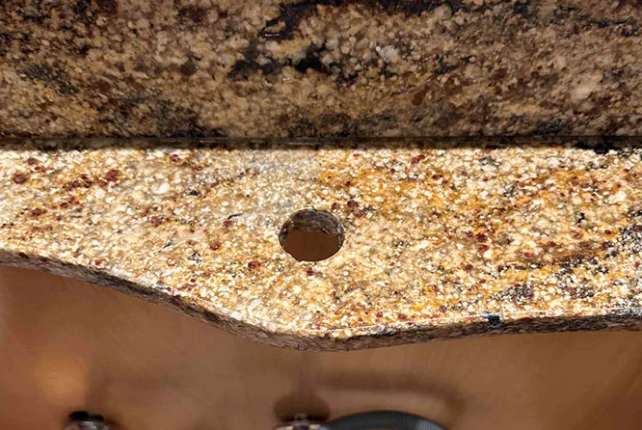 Broken Granite Expertly Repaired | Beyond Stone Solutions