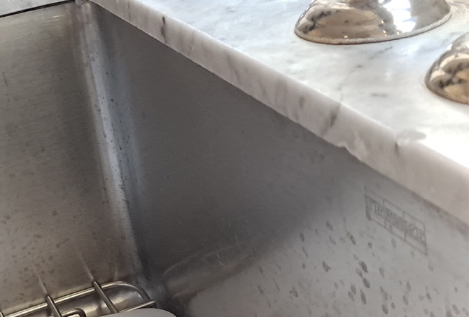 Elegance Restored to Marble Kitchen | Phoenix Tiling Professionals