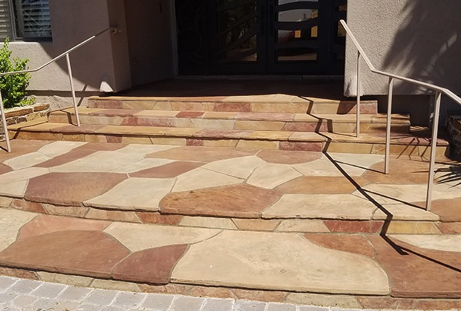 Flagstone Cleaned, Sealed, and Restored | Phoenix Stonework Services