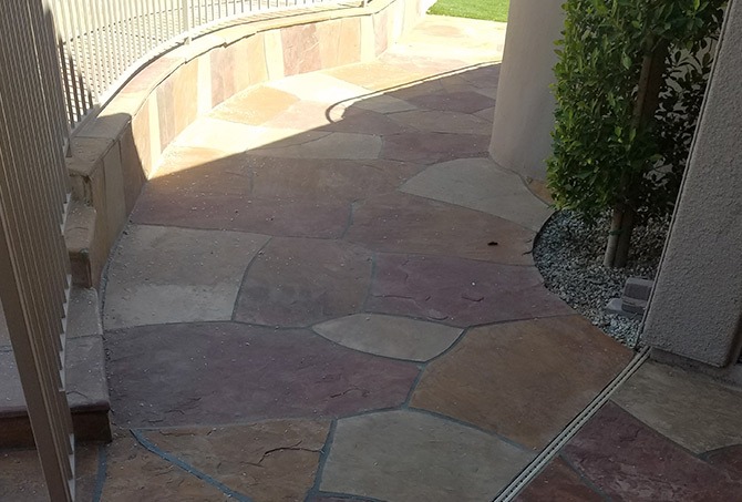Flagstone Cleaned, Sealed, and Restored | Phoenix Stonework Services