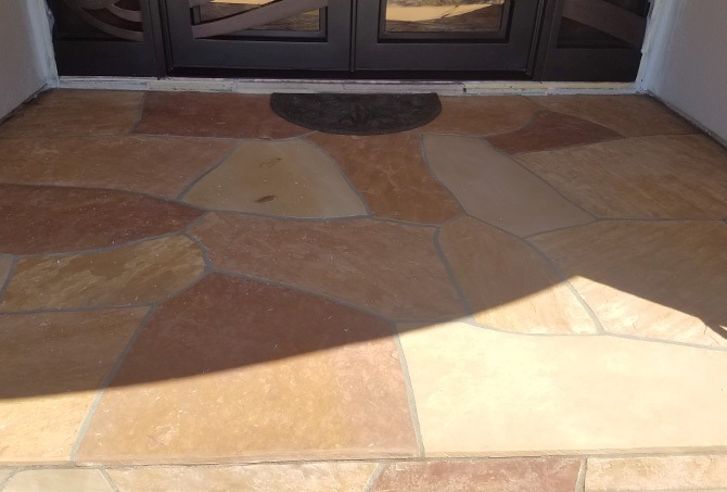 Flagstone Cleaned, Sealed, and Restored | Phoenix Stonework Services