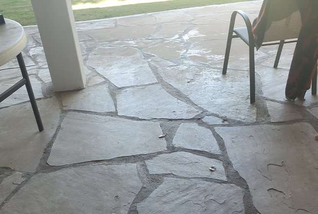 Flagstone Restored to Like New | Beyond Stone Solutions