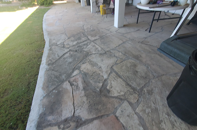 Flagstone Restored to Like New | Beyond Stone Solutions