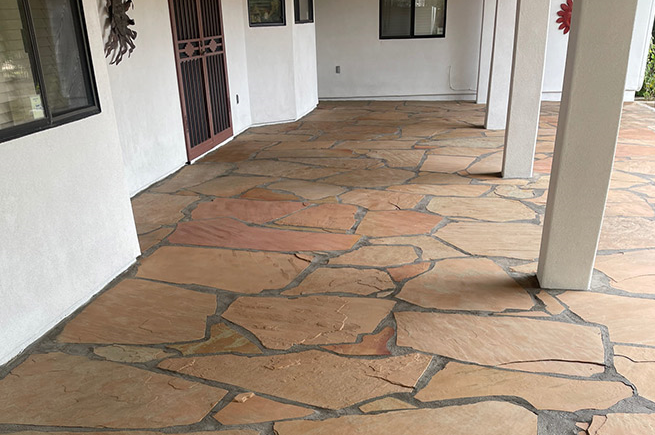 Flagstone Restored to Like New | Beyond Stone Solutions