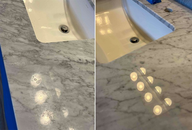 Marble Bathroom Polishing Restores Elegance | Scottsdale Stonework ...