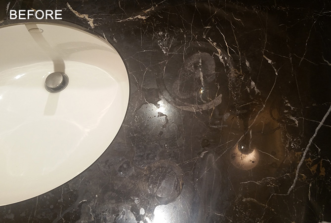 Marble Vanity Etch Removal | Scottsdale Stonework & Tiling Services