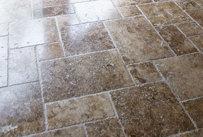 Naturally Polished Exterior Travertine | Beyond Stone Solutions