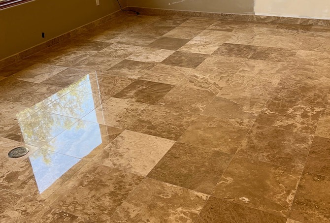 New Custom Home Marble Restoration | Phoenix Stonework Services