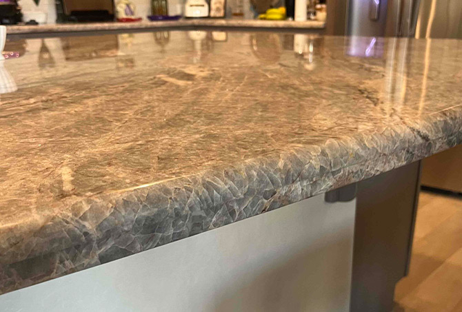Peoria Granite Countertop Chip Repaired