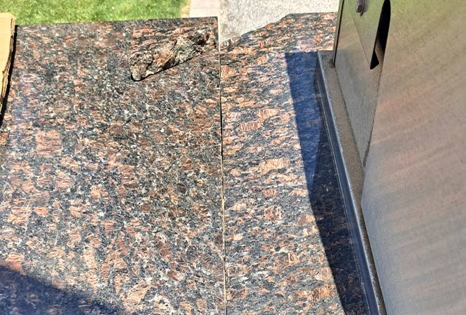 Phoenix Outdoor Bar Granite Repaired | Beyond Stone Solutions