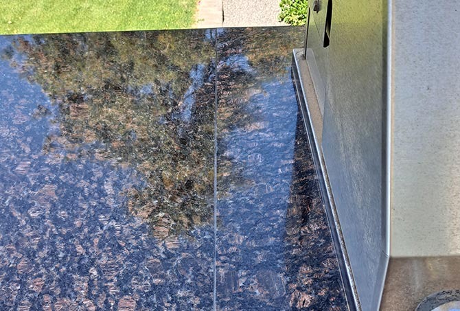 Phoenix Outdoor Bar Granite Repaired | Beyond Stone Solutions