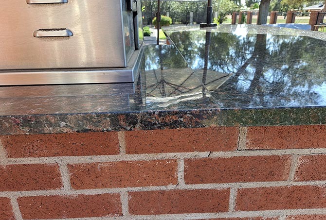 Phoenix Outdoor Bar Granite Repaired | Beyond Stone Solutions