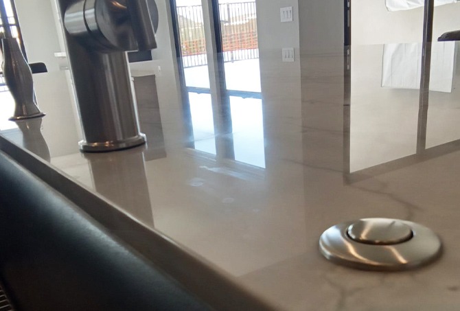 Quartzite Restored After Installers Damage | Beyond Stone Solutions