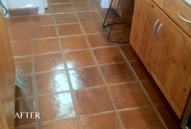 Saltillo Tile Restored | Beyond Stone Solutions
