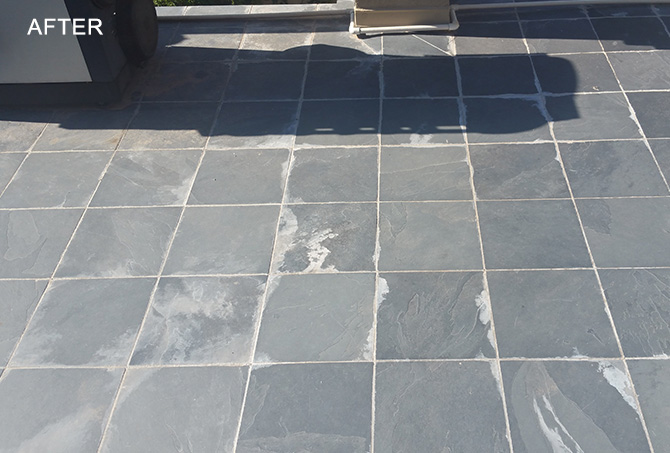 Slate Patio Cleaned and Sealed | Scottsdale Stonework & Tiling Services