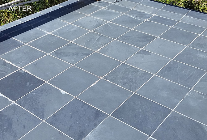 Slate Patio Cleaned and Sealed | Scottsdale Stonework & Tiling Services