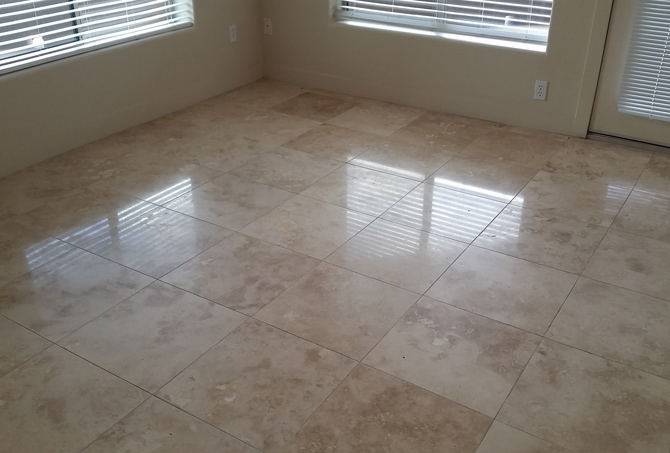 Travertine Shine and Clarity Restored | Scottsdale Stonework & Tiling ...