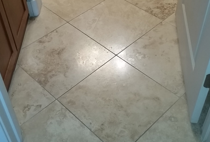 Travertine Shine and Clarity Restored | Scottsdale Stonework & Tiling ...