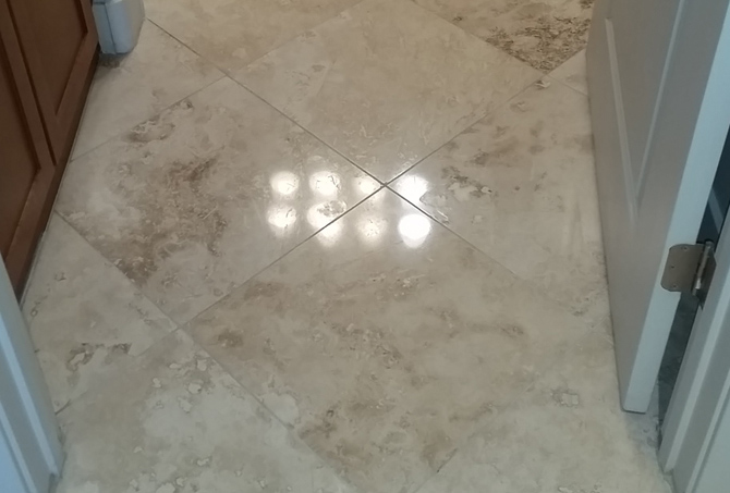 Travertine Shine and Clarity Restored | Scottsdale Stonework & Tiling ...