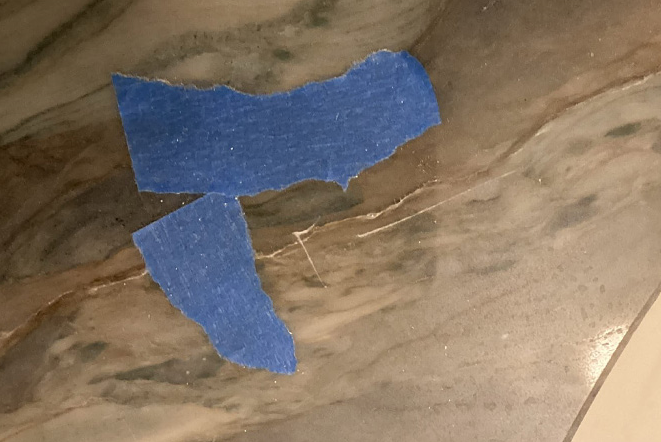 Unsightly Granite Vanity Scratches Removed | Scottsdale Stonework ...