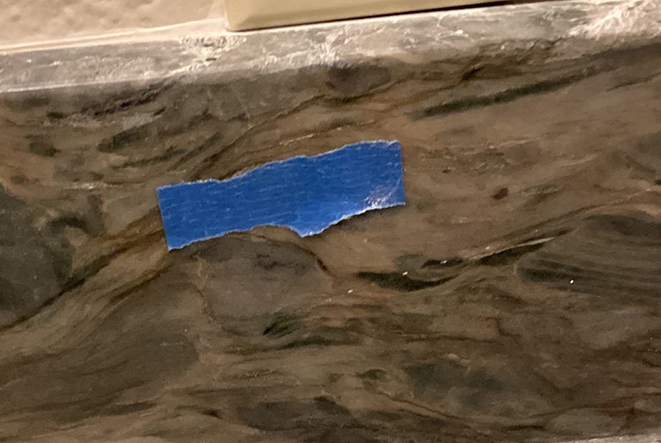 Unsightly Granite Vanity Scratches Removed | Stonework Services in Phoenix